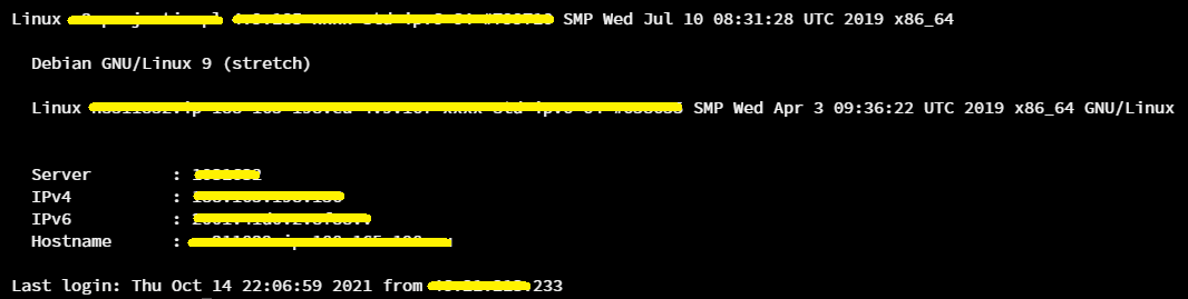 Custom MOTD in Linux Debian - Cloudybarz
