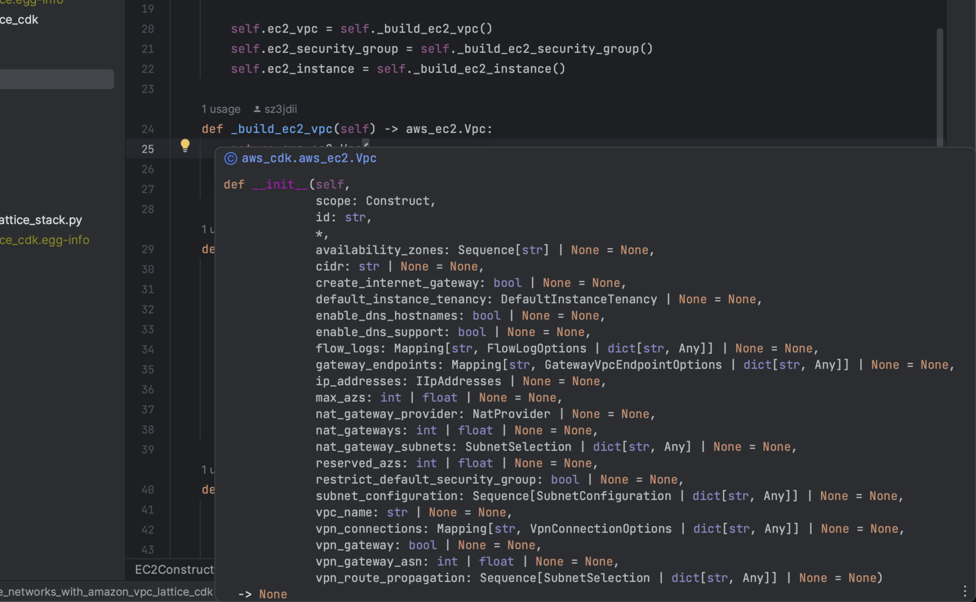 Fixing highlights for AWS CDK in JetBrains PyCharm - Cloudybarz